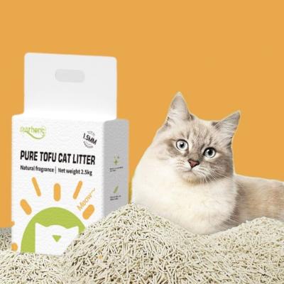 China BSCI MSDS Certified 1.5mm Small Size Tofu Cat Litter - Unscented Bulk Pet Litter with Multiple Color Options for sale
