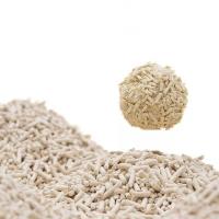 China Quick Clumping Unscented Cat Litter ISO9001 Natural Biodegradable Kitty Litter for sale