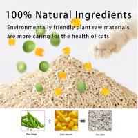 China Natural Tofu Cat Litter 1.5-2.0mm Granules with 3x Liquid Absorption and Fast Clumping Action for sale