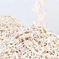 China Natural Tofu Cat Litter 1.5mm Flushable Fast Clumping Deodorization Dust-Free Pet Supplies for sale