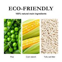 China Natural Dust Free Tofu Cat Litter 1.5mm-2.0mm Biodegradable Flushable with Odor Control for sale