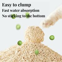 China Soybean Tofu Cat Litter 1.5mm-2.0mm Strip Shape | Eco-Friendly Flushable Pet Litter with ISO9001 Certification for sale