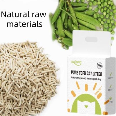 China Starhong Tofu Cat Litter 1.5mm-2.0mm Dust-Free Clumping Eco-Friendly Flushable Pet Supply for sale