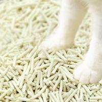 China Strip Tofu Cat Litter Natural BSCI MSDS Cat Clumping Litter Eco Friendly for sale