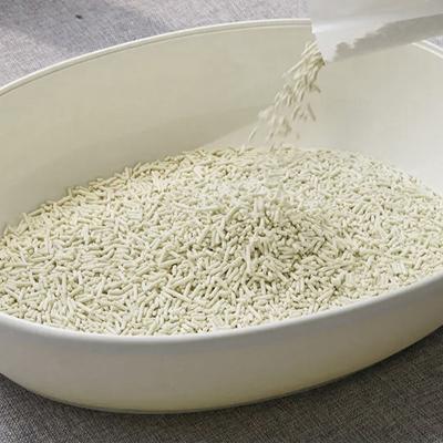 China Agglomerated Tofu Natural Cat Litter Deodorizing Low Dust 0.3cm for sale