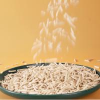 China Guar Gum Natural Cat LitterSand Flushable Highly Absorbent Tofu Clumping Litter for sale
