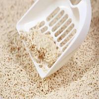 China Guar Gum Natural Cat LitterSand Flushable Highly Absorbent Tofu Clumping Litter for sale