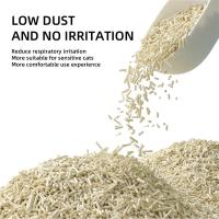 China Food Grade Natural Biodegradable Clumping Cat Litter Super Deodorant Cat Litter Pet Shop for sale