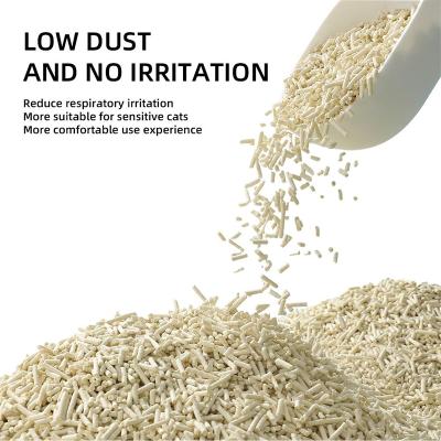 China Food Grade Natural Biodegradable Clumping Cat Litter Super Deodorant Cat Litter Pet Shop for sale