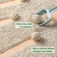 China Low Dust Clumping Tofu Cat Litter Accesorios Mascotas Natural Kitty Litter for sale