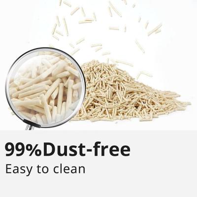 China 1.5mm & 1.8mm Scented Tofu Cat Litter - Natural Formula Dust Free Strip Shaped with Fast Clumping for sale