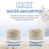China Flushable Natural Tofu Clumping Cat Litter 1.5mm-2.0mm with 6 Color Options and ISO9001 Certification for sale