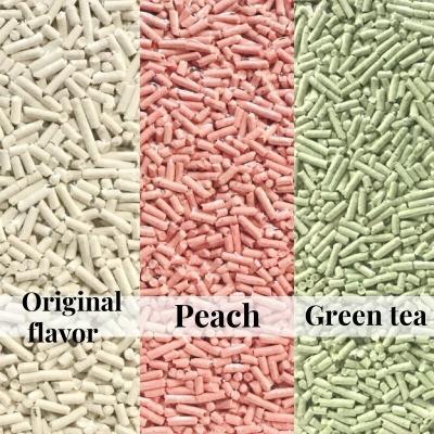 China OEM Colorful Scented Tofu Cat Litter 1.5mm Granules - Multi-Scented, Dust-Free, Flushable Soy-Based Formula for sale