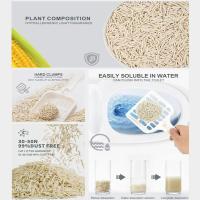 China Natural Scented Tofu Cat Litter 6L Bulk - Hypoallergenic Absorbent Dust-Free Biodegradable for sale