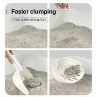 China 0.8mm-3.8mm Bentonite Cat Litter Ball Shape Dust Free Strong Clumping for Superior Odor Control for sale
