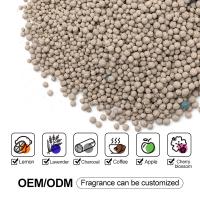 China Spherical Bentonite Cat Litter 0.8-3.8mm Dust-Free Clumping with Custom Scent Options for sale