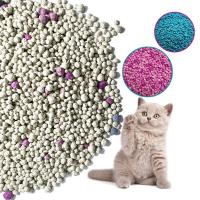 China Starhong Ball Shape Bentonite Cat Litter 0.8-3.8mm Dust Free Clumping Natural Clay Pet Supply for sale