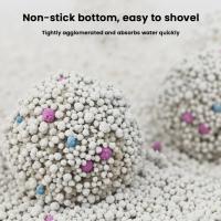 China Starhong Spherical Bentonite Cat Litter 0.8-3.8mm Grey Natural Clay Dust-Free Clumping for sale