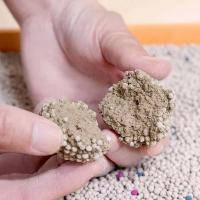 China Nature Eco Friendly Bentonite Litter Super Absorbent Quick Cleaning Ball Shape for sale