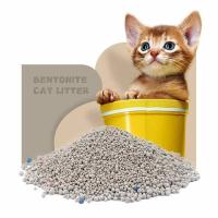 China OEM 100% Natural Strong Odor Lock Dust Free Clumping Premium Bentonite Litter For Cats for sale