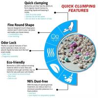 China OEM Dust Free Bentonite Clay Cat Litter Ball Shape for sale