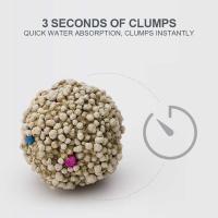 China Fast Clumping Bentonite Cat Litter Highly Absorbent Strong Deodorizing ECO Friendly Pet Products for sale