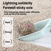 China Eco Friendly Bentonite Cat Litter Pet Suppliers Dust Free Bulk Ball Shape Clumping for sale
