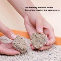 China Pet Products Clumping Water Absorption Dust Free Bentonite Cat Litter 0.8-3.8mm for sale