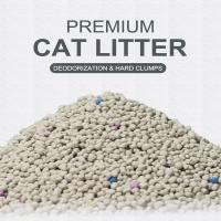 China 100% Natural Sodium Bentonite Cat Litter Sand Lemon Scent  Odor Lock Kitty Litter Sand for sale