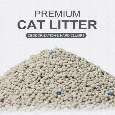 China 100% Natural Sodium Bentonite Cat Litter Sand Lemon Scent  Odor Lock Kitty Litter Sand for sale