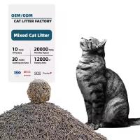 China Bentonite & Tofu Cat Litter with Coffee Scent - Dust-Free Mixed Formula for Superior Absorption and Deodorization for sale
