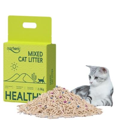 China Mixed Tofu Bentonite Cat Litter for Multiple Cats - Dust Free Odor Control with 3-5 Day Production for sale