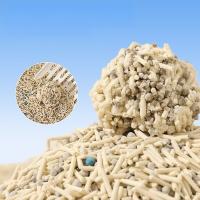 China Organic Tofu Bentonite Mixed Cat Litter Soy Kitty Litter Sand ODM for sale