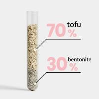 China Multi Fragrance Mixed Cat Litter Dust Free Tofu Kitty Litter Strong Clumping for sale