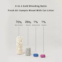 China Strong Clumping Bentonite Mixed Cat Litter 2.5kg Based Cat Litter Sand for sale