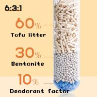 China 100 Natural Mixed Cat Litter Biodegradable Dust Free Cat Litter for sale