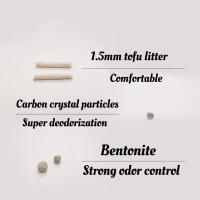 China 100 Natural Mixed Cat Litter Biodegradable Dust Free Cat Litter for sale