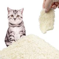 China Natural Cassava Cat Litter with >300% Water Absorption and <10% Moisture - Dust-Free Formula for Odor Control for sale