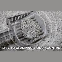 China Strong Clumping Ore Cat Litter 100% Dust Free Crushed Natural Grey Pet Litter with Superior Absorbency for sale