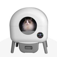 China 550mm Large Capacity Automatic Cat Litter Box with 76L Drum and 13L Waste Bin - APP Control Safety System for sale