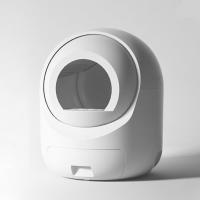 China ROHS Automatic Pet Litter Box 670mm with WiFi App Control 10kg ABS Smart Cat Toilet for sale