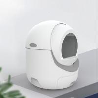 China ROHS Automatic Pet Litter Box 670mm with WiFi App Control 10kg ABS Smart Cat Toilet for sale