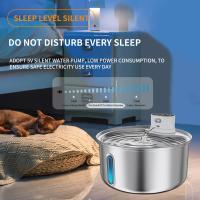 China Ultra Quiet Smart Water Dispenser 5.5L 880g with 5000mAh Battery for Pets for sale