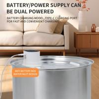China 11L Automatic Smart Pet Water Dispenser with 5000mAh Battery and Triple Filtration System for Cats and Dogs for sale