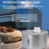 China 11L Automatic Smart Pet Water Dispenser with 5000mAh Battery and Triple Filtration System for Cats and Dogs for sale