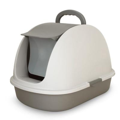 China ODM Oversized Cat Litter Box Fully Enclosed with Odor Control and Splash Proof Design for Large Cats for sale