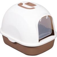 China 1600g Fully Enclosed Cat Litter Box 53cm x 41cm x 41cm with Nonstick Surface and Odor Control for sale