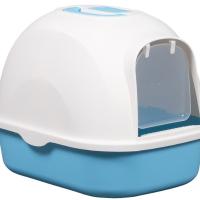 China 1600g Fully Enclosed Cat Litter Box 53cm x 41cm x 41cm with Nonstick Surface and Odor Control for sale
