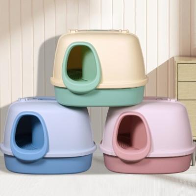 China Big Mouth Monkey Corridor Cat Litter Box 3000g - 57.5×56.4×40cm Multi-Cat Pet Toilet with Odor Control for sale
