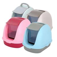 China 68.5cm Closed Cat Litter Box with Splash-Proof Design and Oversized Plastic Construction for sale